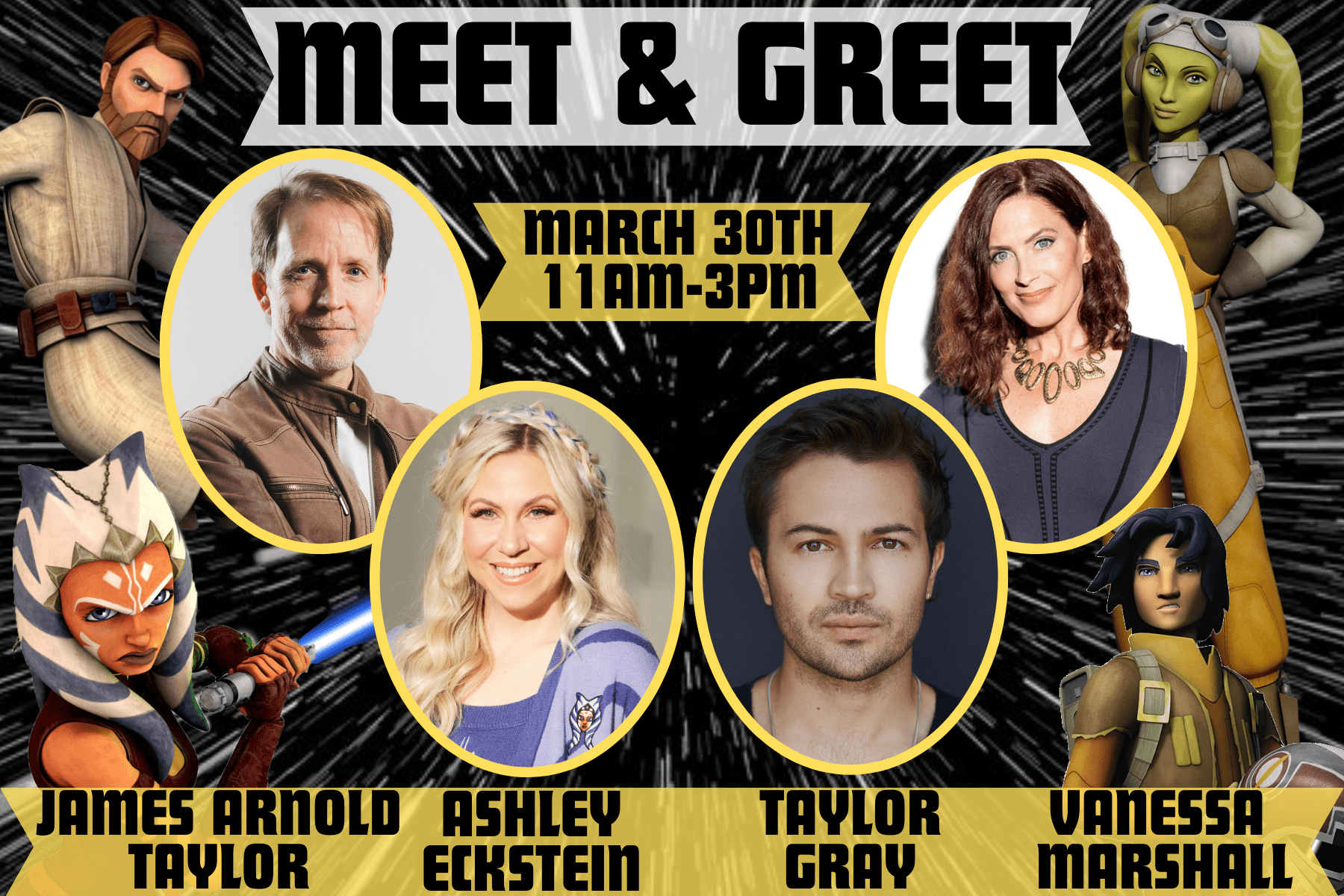 Star Wars Meet & Greet Signing Tickets at OG Collectibles in Downey by ...