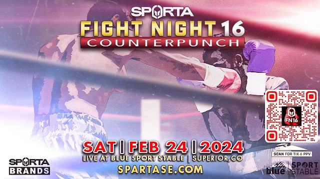 Fight Night 16 Tickets at Blue Sport Stable in Superior by Sparta ...