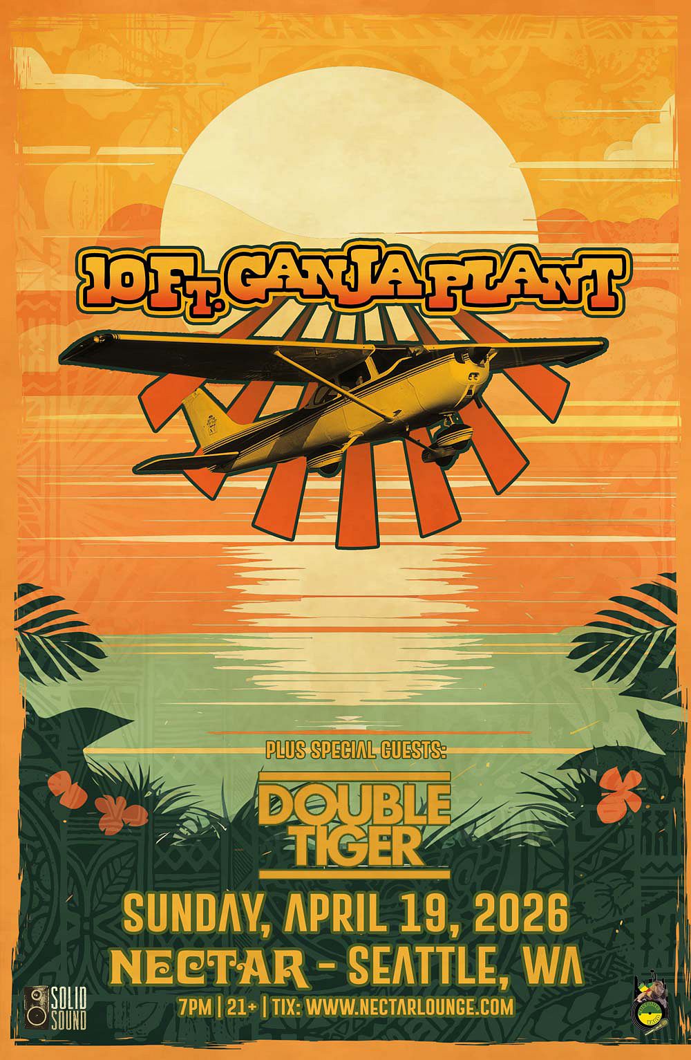 10 FT GANJA PLANT with Double Tiger Tickets at Nectar Lounge in Seattle ...