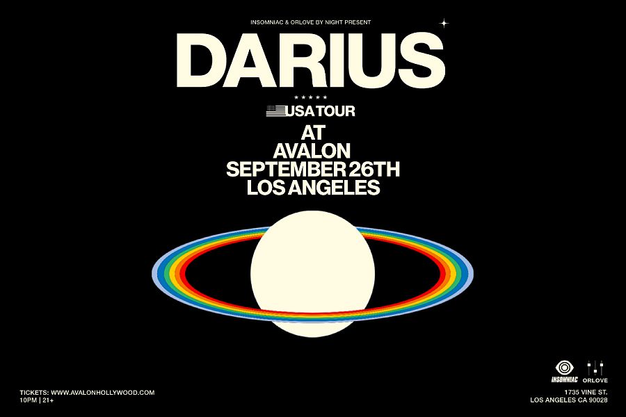 Darius Tickets at Avalon Hollywood in Los Angeles by Avalon Hollywood ...