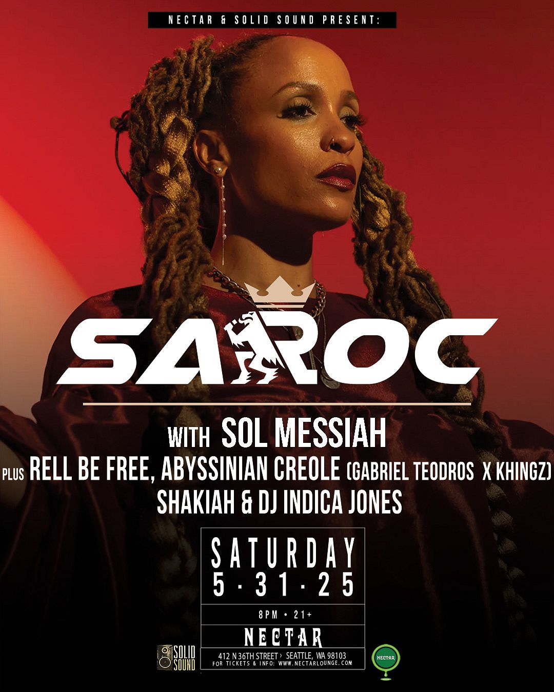 SA-ROC with Sol Messiah, Rell Be Free, Abyssinian Creole (Gabriel ...