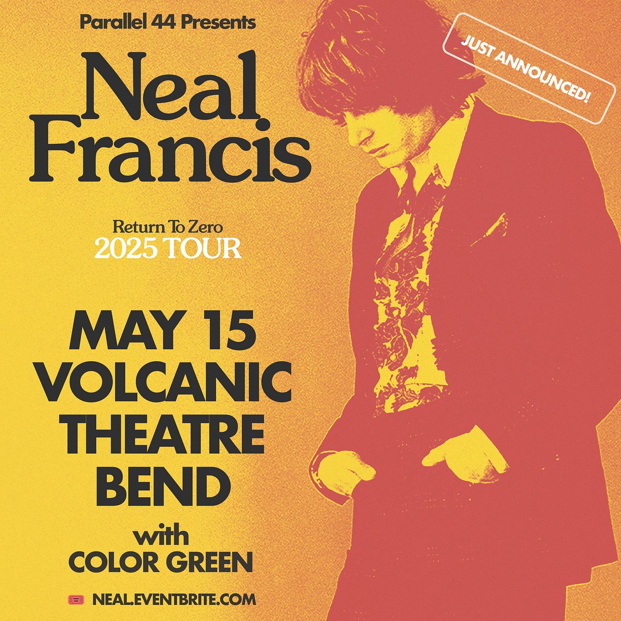 Neal Francis w/ Color Green Tickets at Volcanic Theater Pub in Bend by ...