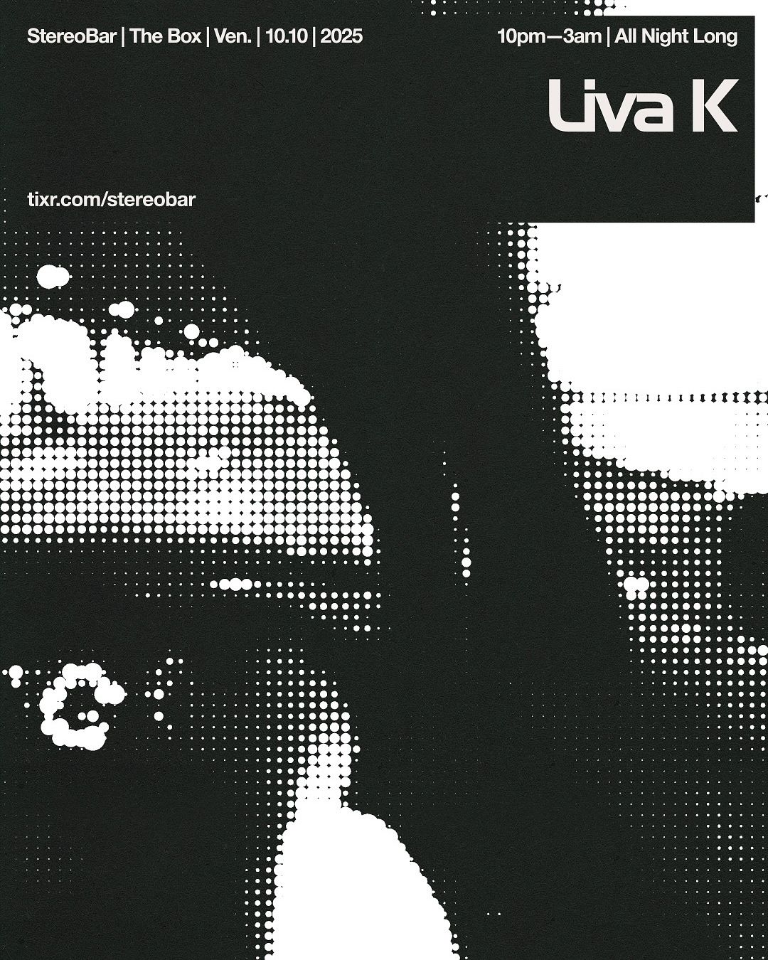 LIVA K [ALL NIGHT] Tickets at Stereobar in Montréal by Stereobar | Tixr