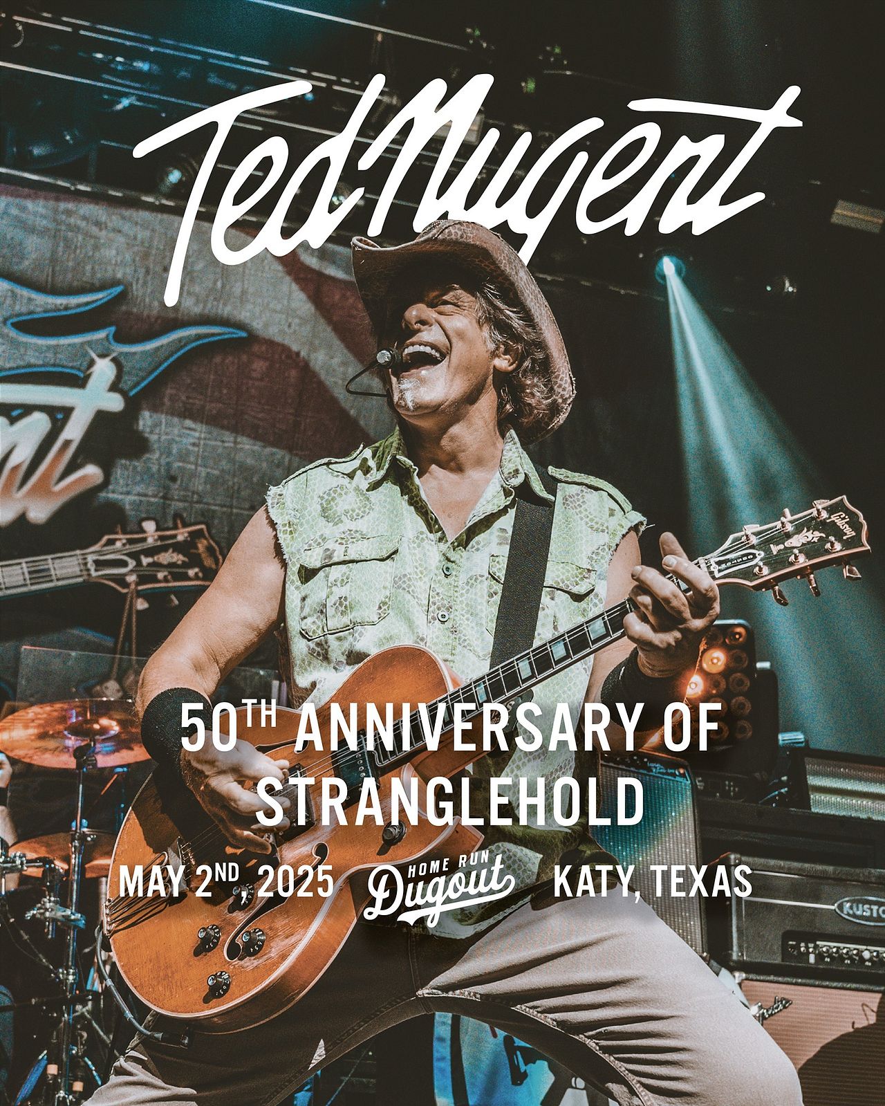 Ted Nugent Tickets at Home Run Dugout in Katy by Home Run Dugout ...