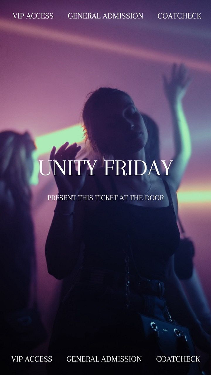 Unity - Friday Tickets at Club Unity in Montréal by Club Unity | Tixr