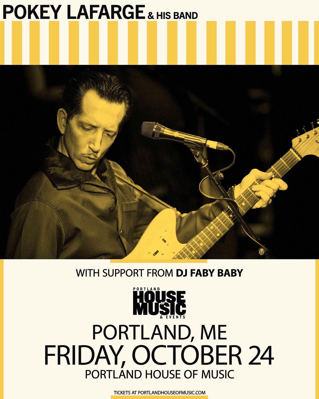 Pokey LaFarge w/ DJ Faby Baby Tickets at Portland House Of Music and ...