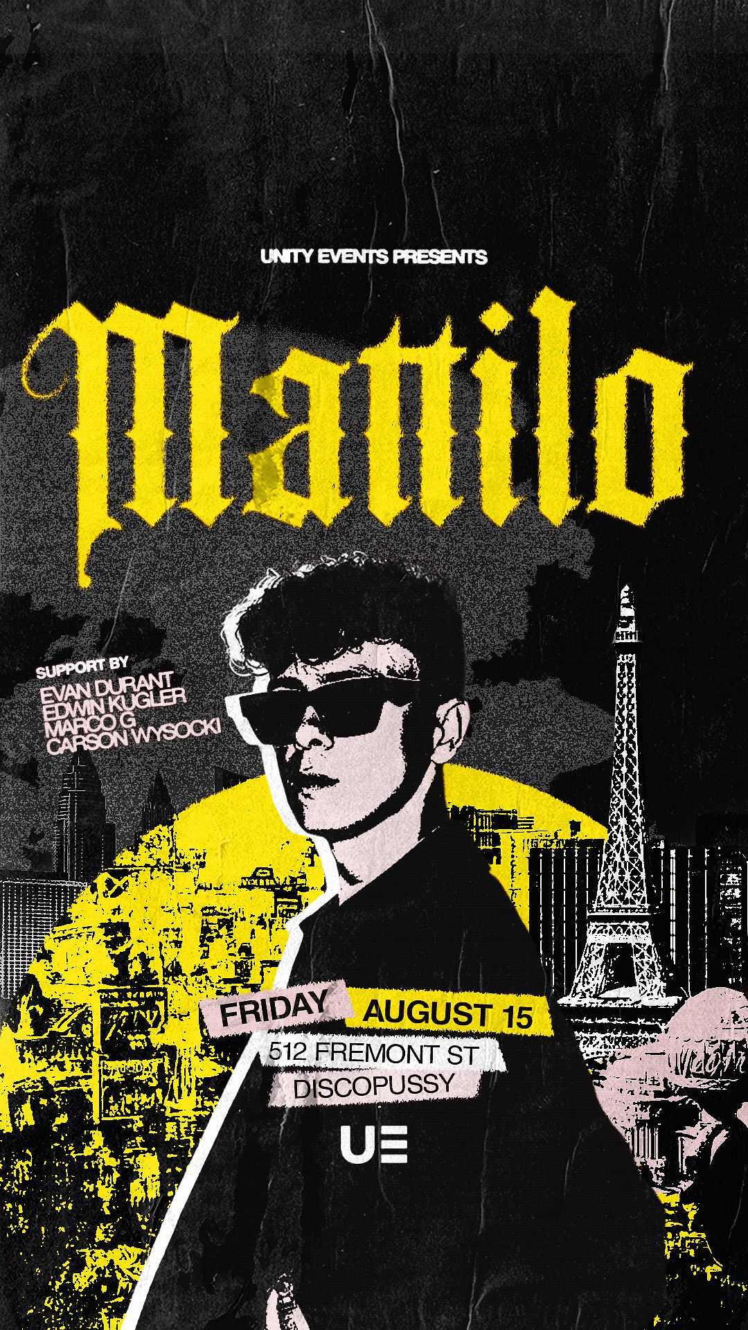UNITY w/ MATILLO Tickets at Discopussy in Las Vegas by Discopussy | Tixr