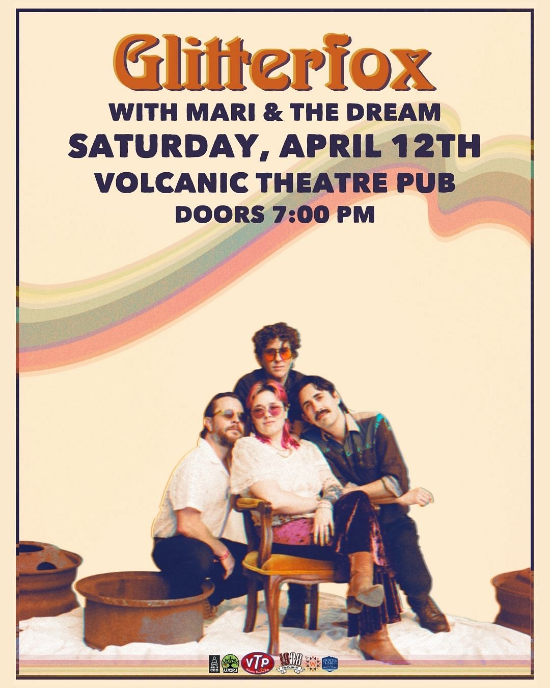 Glitterfox w/ Mari & the Dream Tickets at Volcanic Theater Pub in Bend by Volcanic Theatre Pub ...