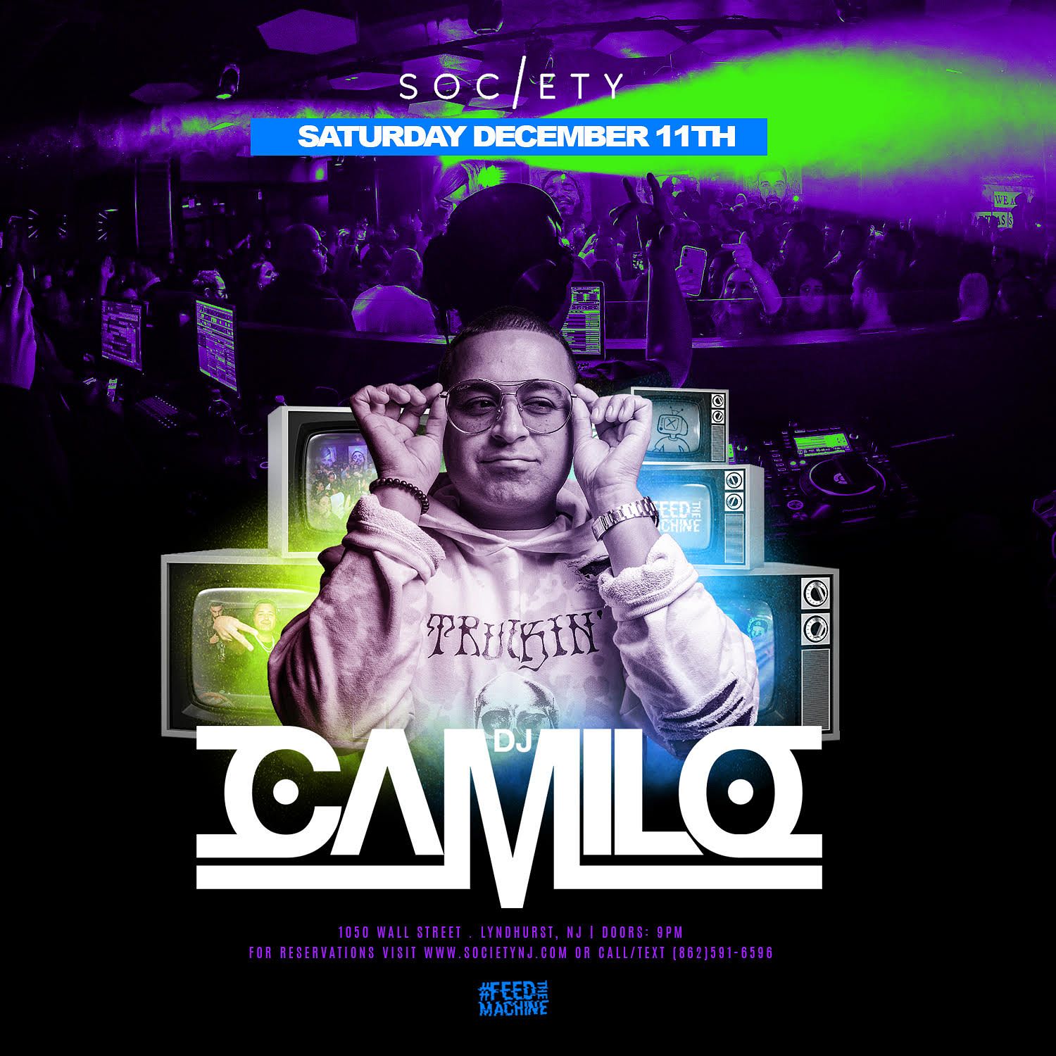 Society: DJ Camilo, Nicky Rizz Tickets at Society Liquor Lounge and ...