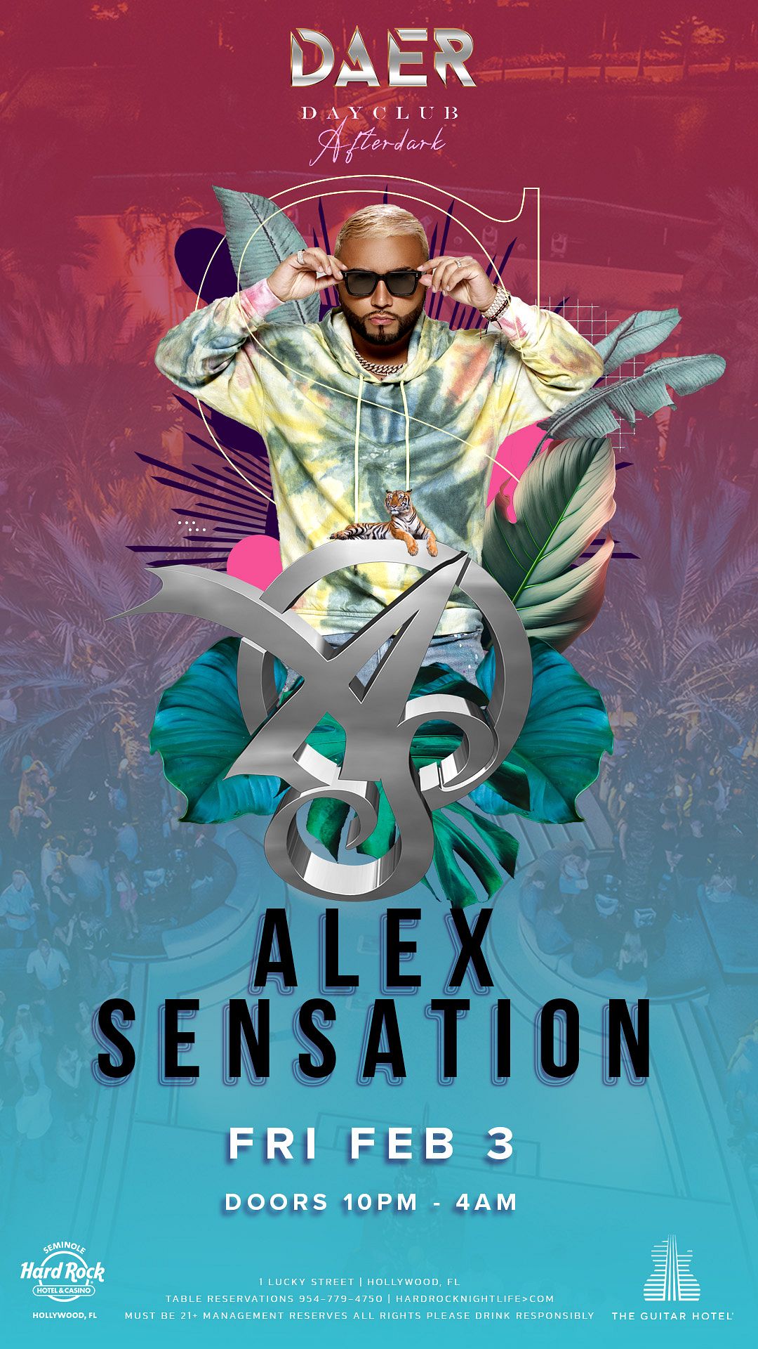 Alex Sensation | DAER Dayclub Afterdark Tickets at DAER Dayclub South ...