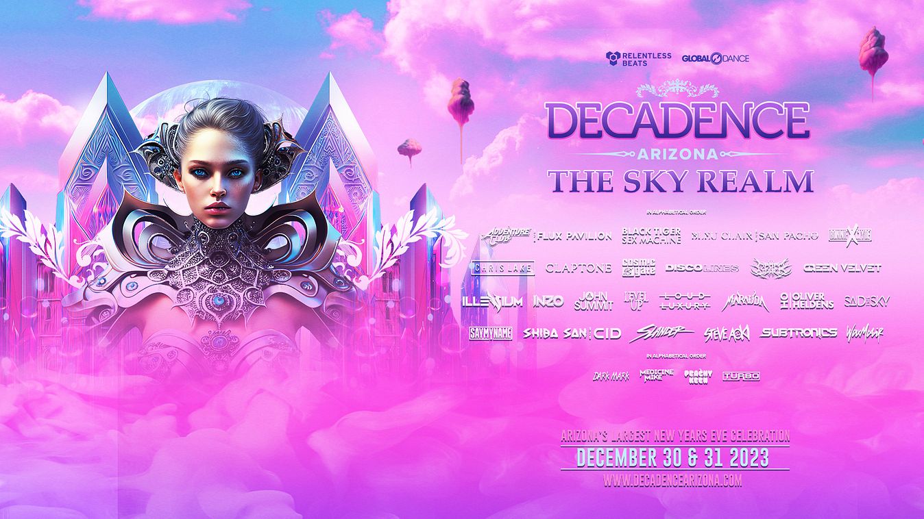 Decadence Arizona 2023 Tickets at Phoenix Raceway in Avondale by RB ...