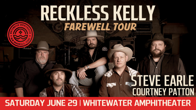 Reckless Kelly (Night 2) Tickets at Whitewater Amphitheater in New ...