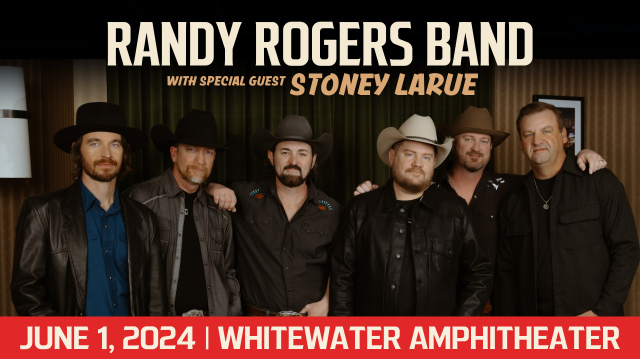 Randy Rogers Band Tickets at Whitewater Amphitheater in New Braunfels ...