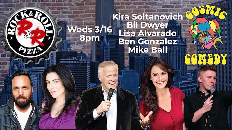 Cosmic Comedy in Simi Valley Tickets at Rock N Roll Pizza Bar (Harley’s ...