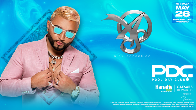 ALEX SENSATION at The Pool Day Club Tickets at The Pool at Harrah's ...