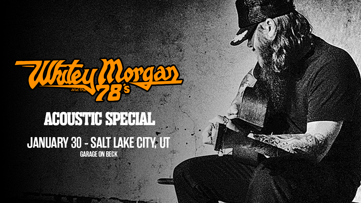 Whitey Morgan at Garage on Beck Tickets at Garage on Beck in Salt Lake ...