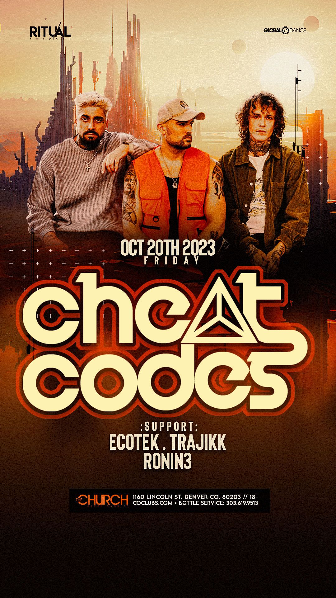Cheat Codes Tickets at The Church Nightclub in Denver by The Church ...