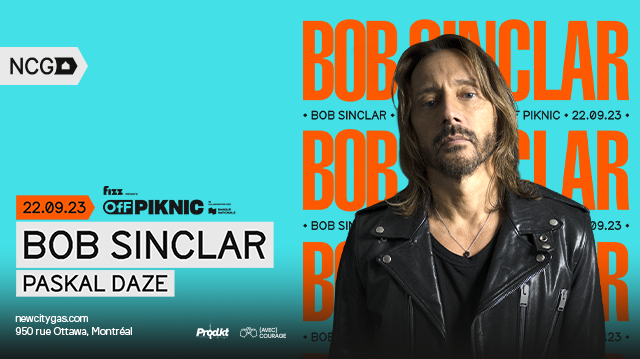 Bob Sinclar Tickets at New City Gas in Montreal by New City Gas | Tixr