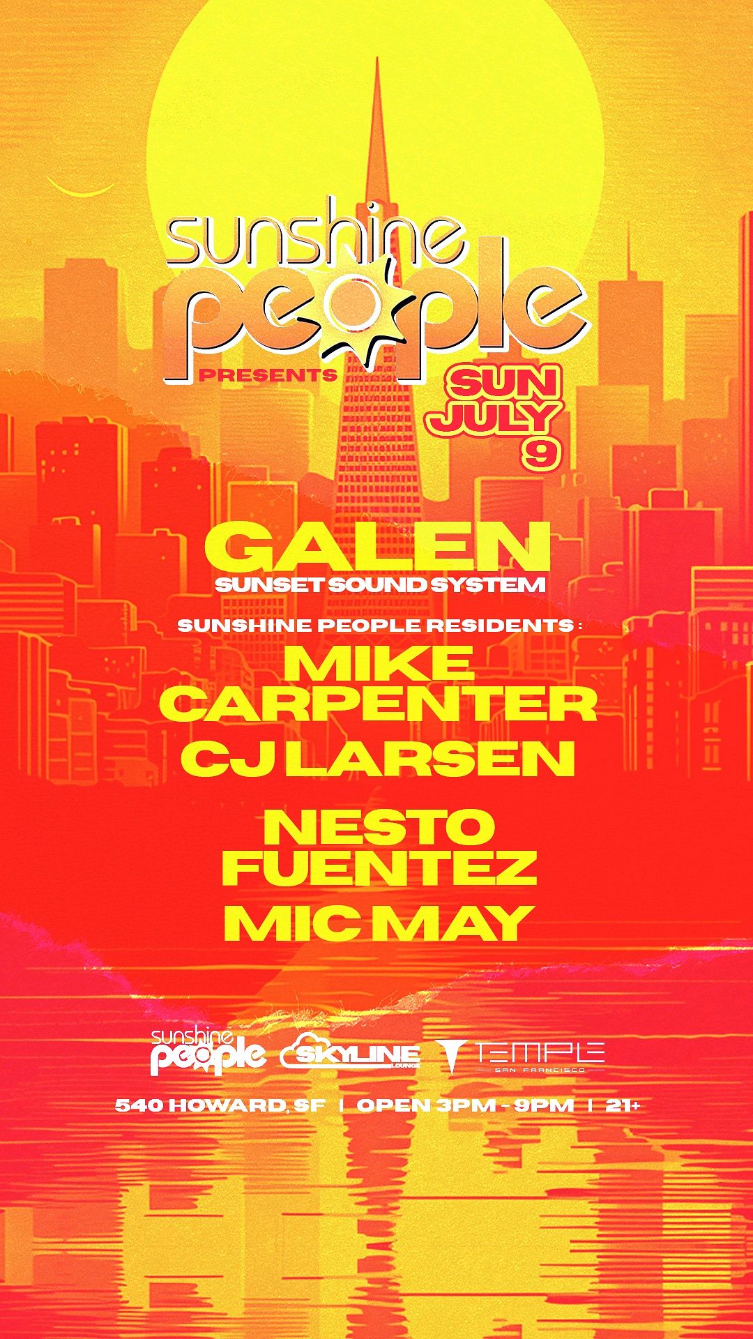 Sunshine People @ The Skyline Lounge Tickets at Temple San Francisco in ...