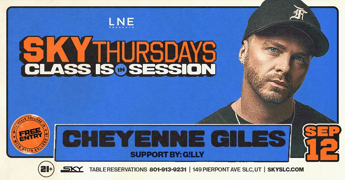 CHEYENNE GILES: IN SESSION at SKY Tickets at Sky SLC in Salt Lake City ...