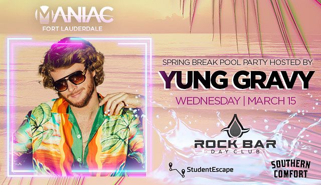 Yung Gravy - March 15th Tickets at Rock Bar Day Club in Fort Lauderdale ...