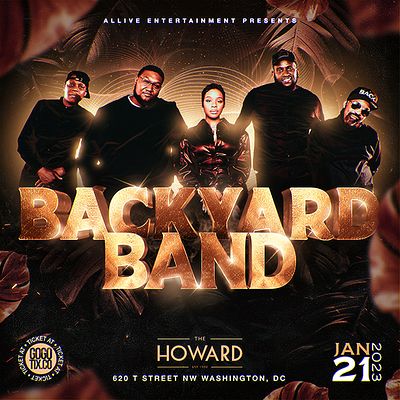 BACKYARD BAND RETURNS TO THE HOWARD THEATRE Tickets at The Howard ...