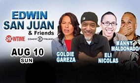EDWIN SAN JUAN & FRIENDS Tickets at Laugh Factory Covina in Covina by Laugh Factory Covina | Tixr