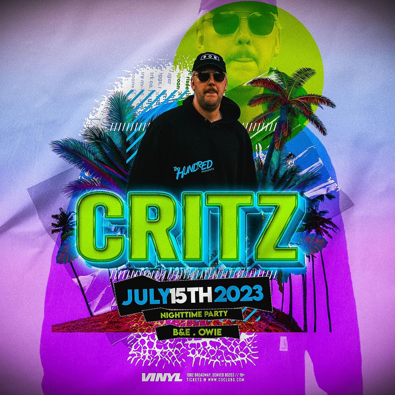 Critz - Nightime Main Floor Tickets at Club Vinyl in Denver by Club ...