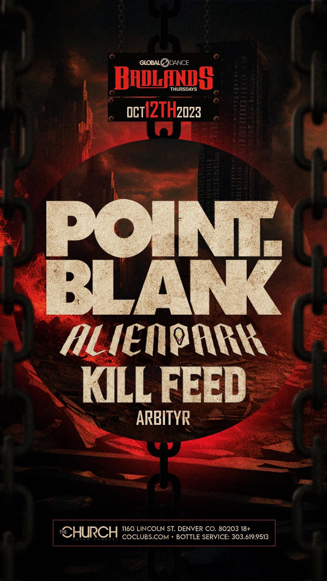 Point.Blank Tickets at The Church Nightclub in Denver by The Church ...