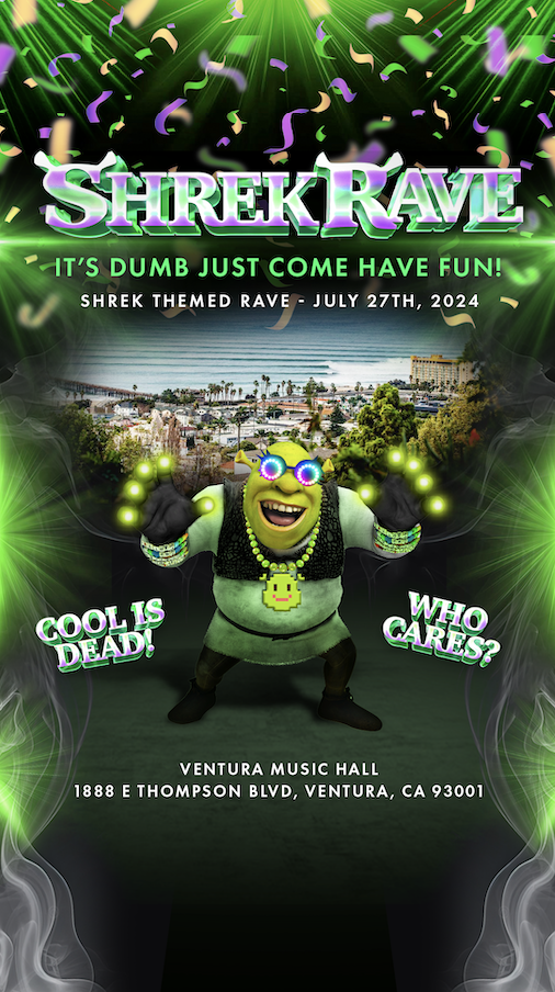 Numbskull Presents: SHREK RAVE Tickets at Ventura Music Hall in Ventura ...