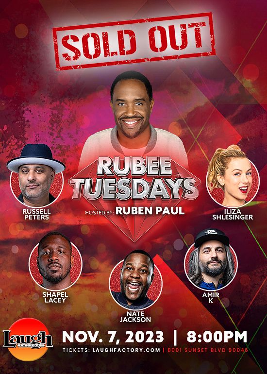 Rubee Tuesdays Tickets at Laugh Factory Hollywood in Los Angeles by ...