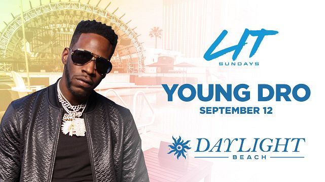 LIT SUNDAYS | YOUNG DRO Tickets at DAYLIGHT Beach Club in Las Vegas by ...