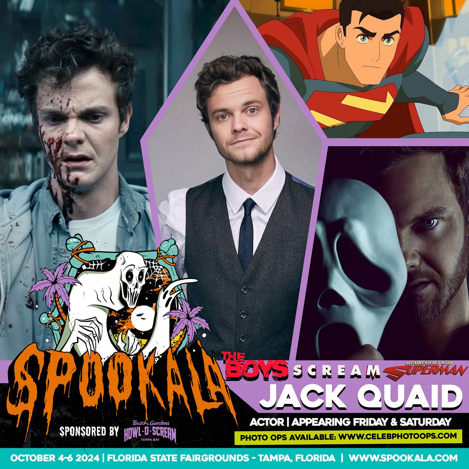 Spookala VI - Jack Quaid Autograph Tickets at Florida State Fairgrounds ...