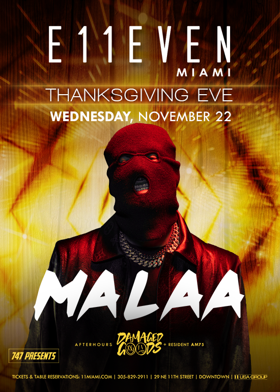 MALAA Tickets at E11EVEN Miami in Miami by 11 Miami | Tixr