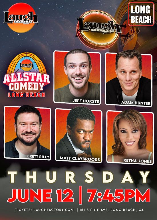 Thursday All-Star Comedy Tickets at Laugh Factory Long Beach in Long ...
