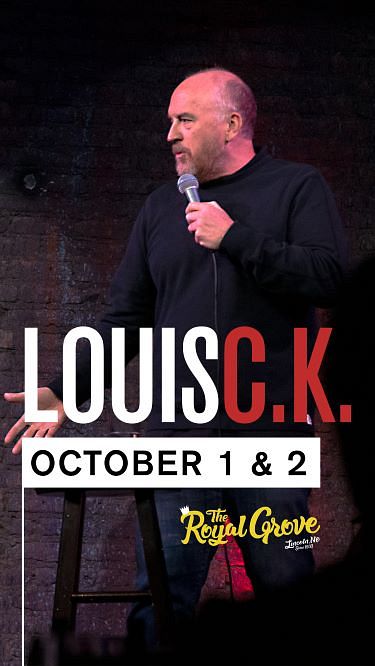 Louis CK Tickets at The Royal Grove in Lincoln by Station to Station ...