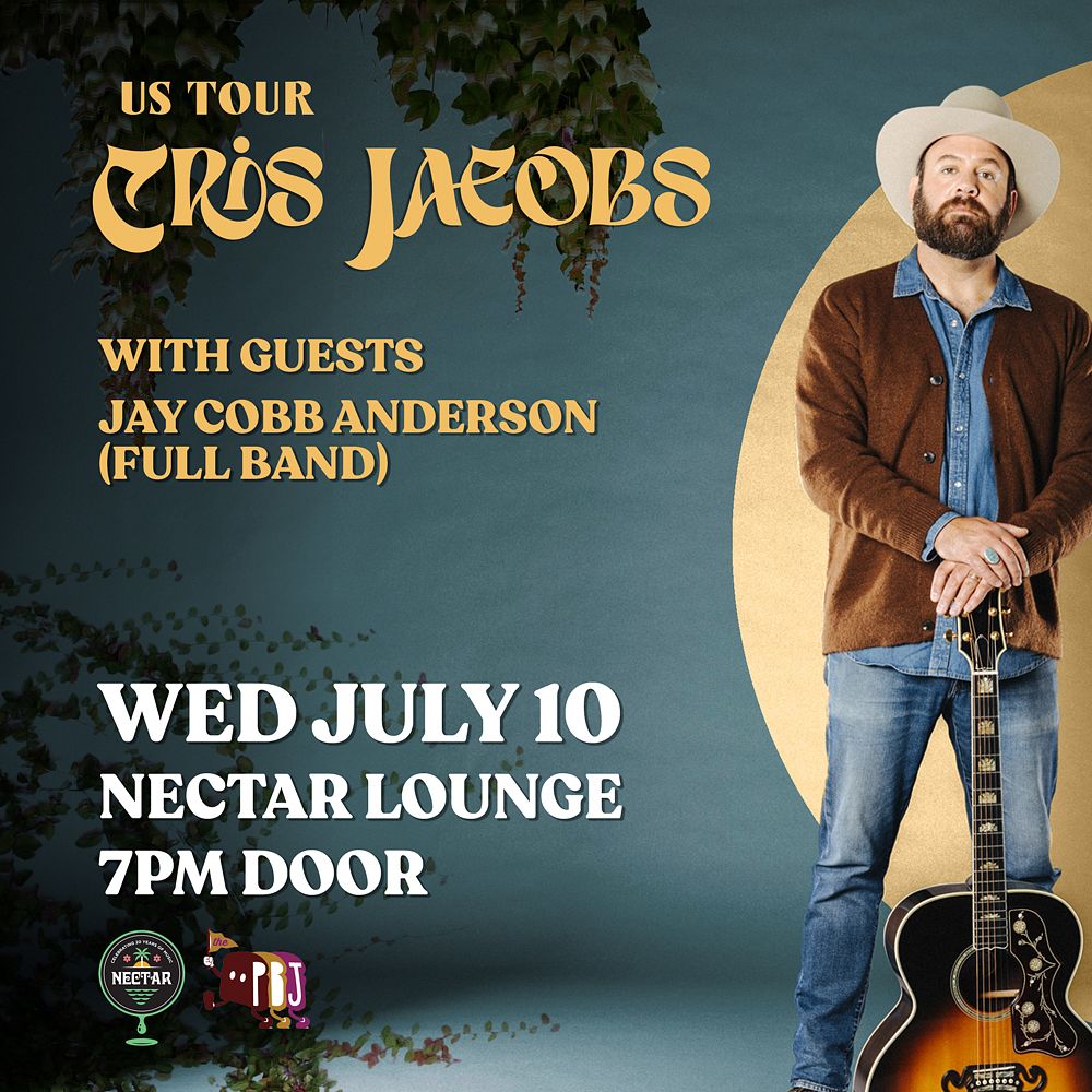 CRIS JACOBS BAND with Jay Cobb Anderson (full band) Tickets at Nectar ...