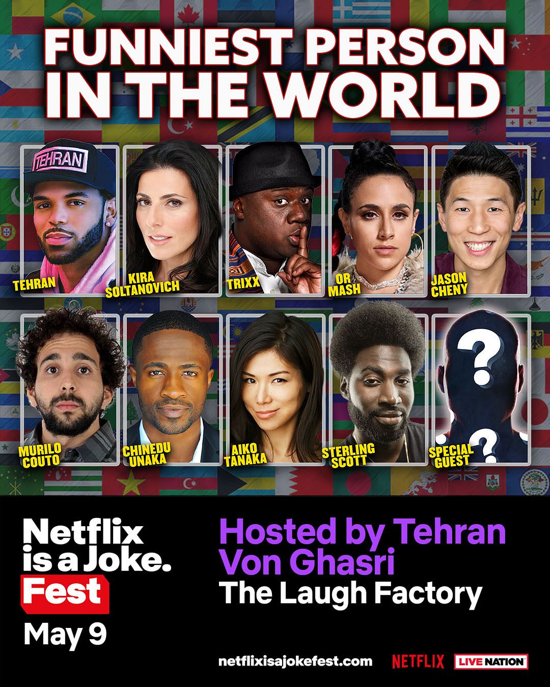 NIAJ Presents: Funniest Person in the World Tickets at Laugh Factory ...