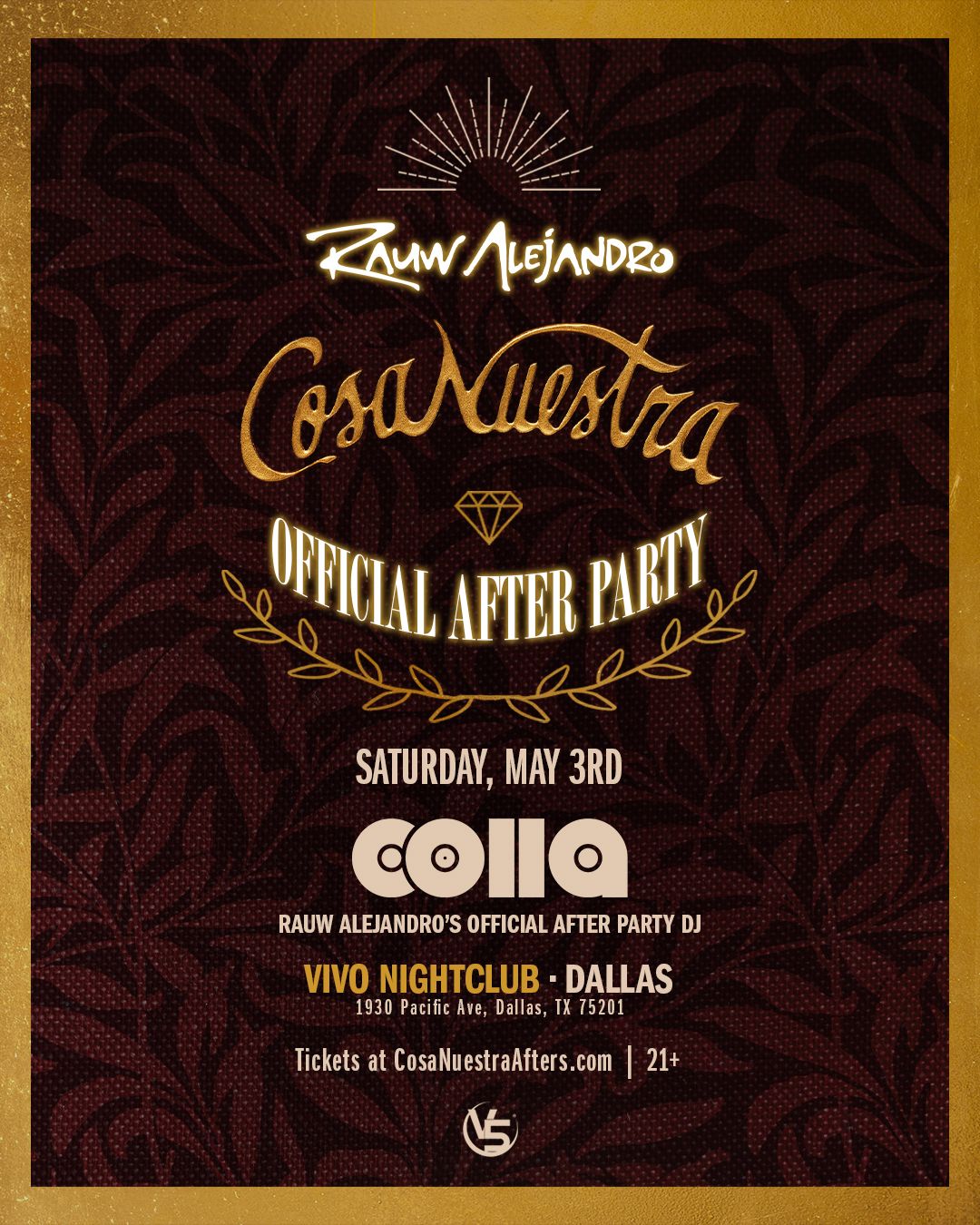 Rauw Alejandro Cosa Nuestra Official Pre Party Tickets at Club VIVO in ...