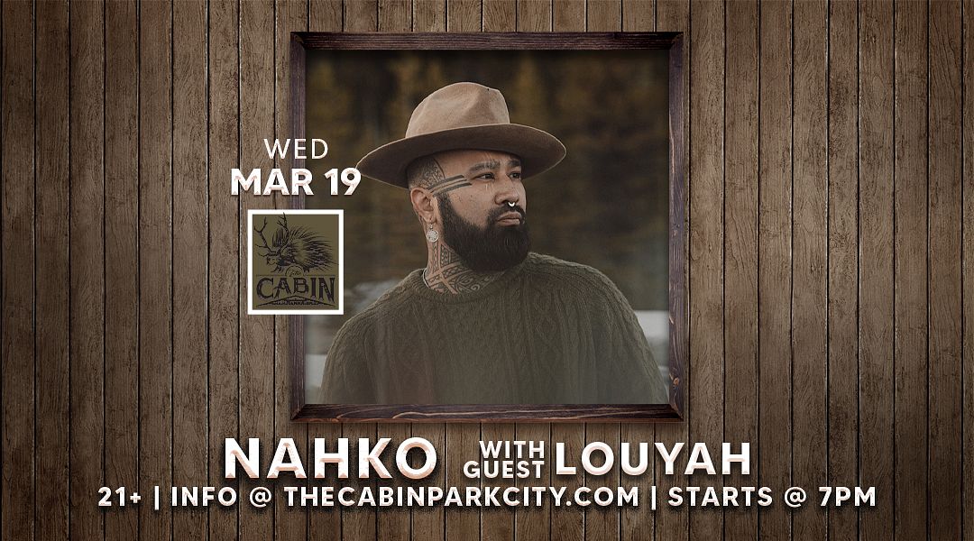 Nahko Tickets at The Cabin in Park City by The Cabin Park City | Tixr