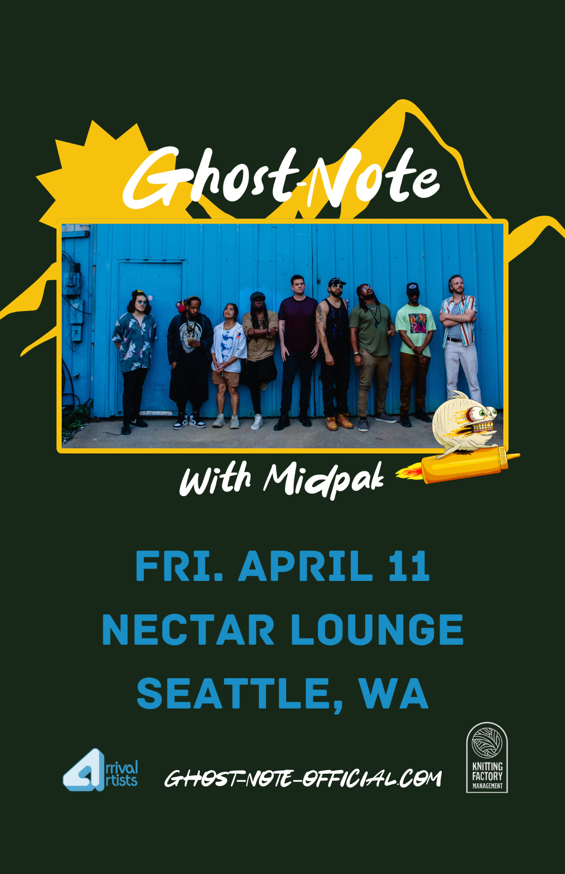 GHOST-NOTE with Midpak Tickets at Nectar Lounge in Seattle by Nectar Lounge | Tixr