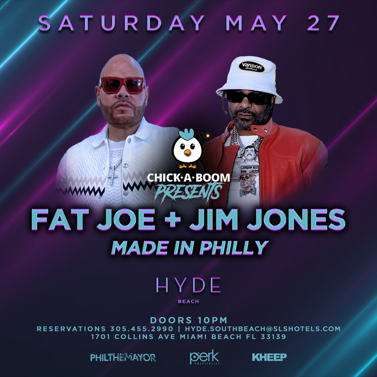 FAT JOE + JIM JONES | SUMMER KICK-OFF WEEKEND Tickets at Hyde Beach in ...