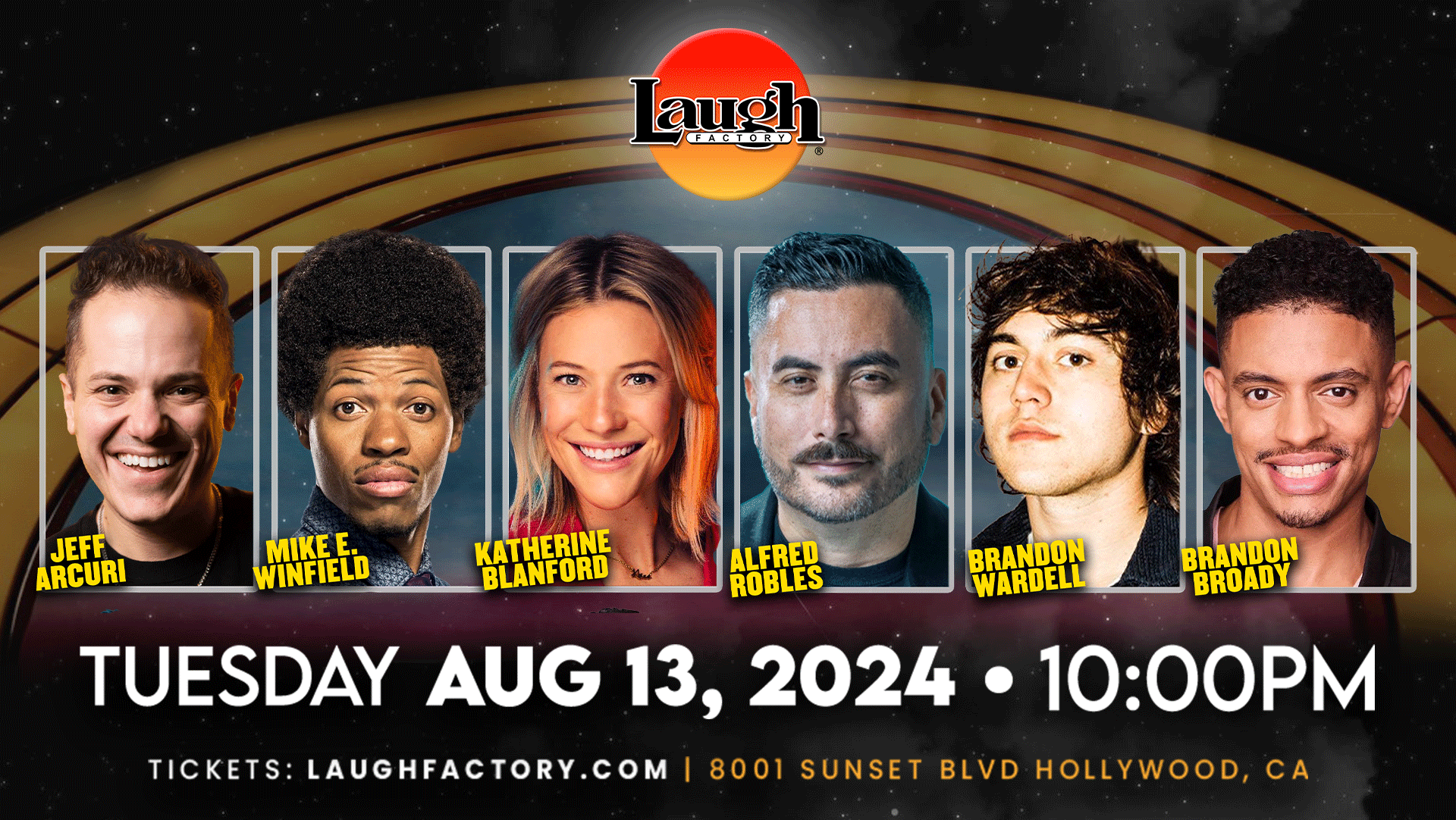Tuesday All-Star Comedy Tickets at Laugh Factory Hollywood in Los ...
