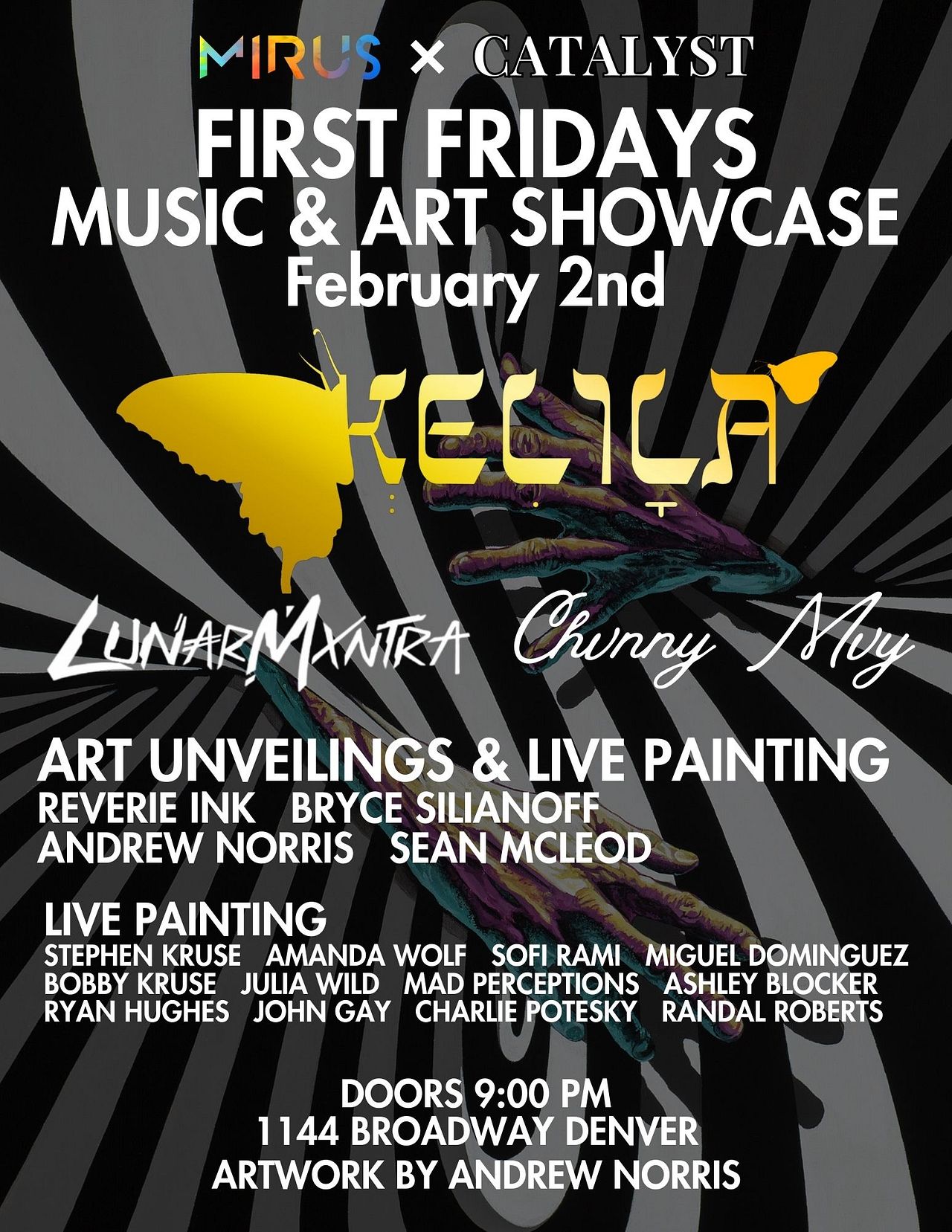 Mirus & Catalyst First Friday Showcase Tickets at MIrus Art Gallery in ...