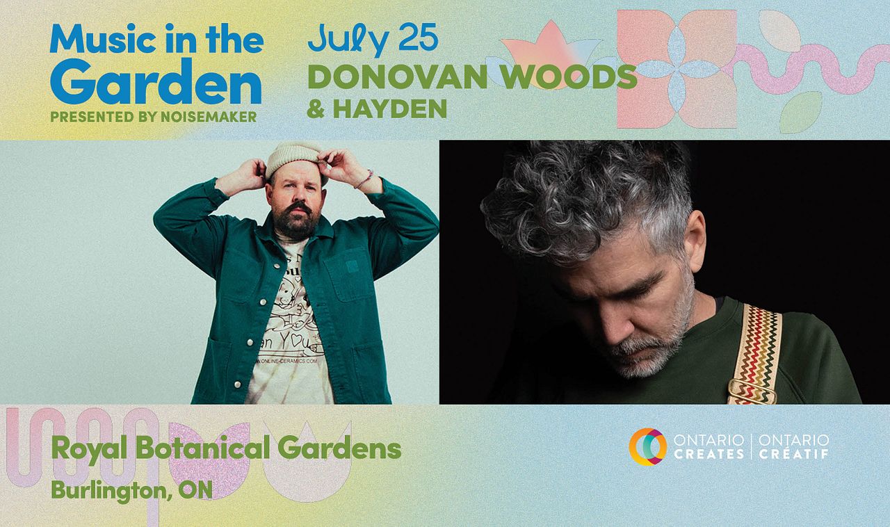 Music in the Garden - Donovan Woods & Hayden Tickets at Royal Botanical ...
