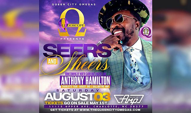 Seers and Sheers 2024 FEATURING ANTHONY HAMILTON Tickets at The Amp ...