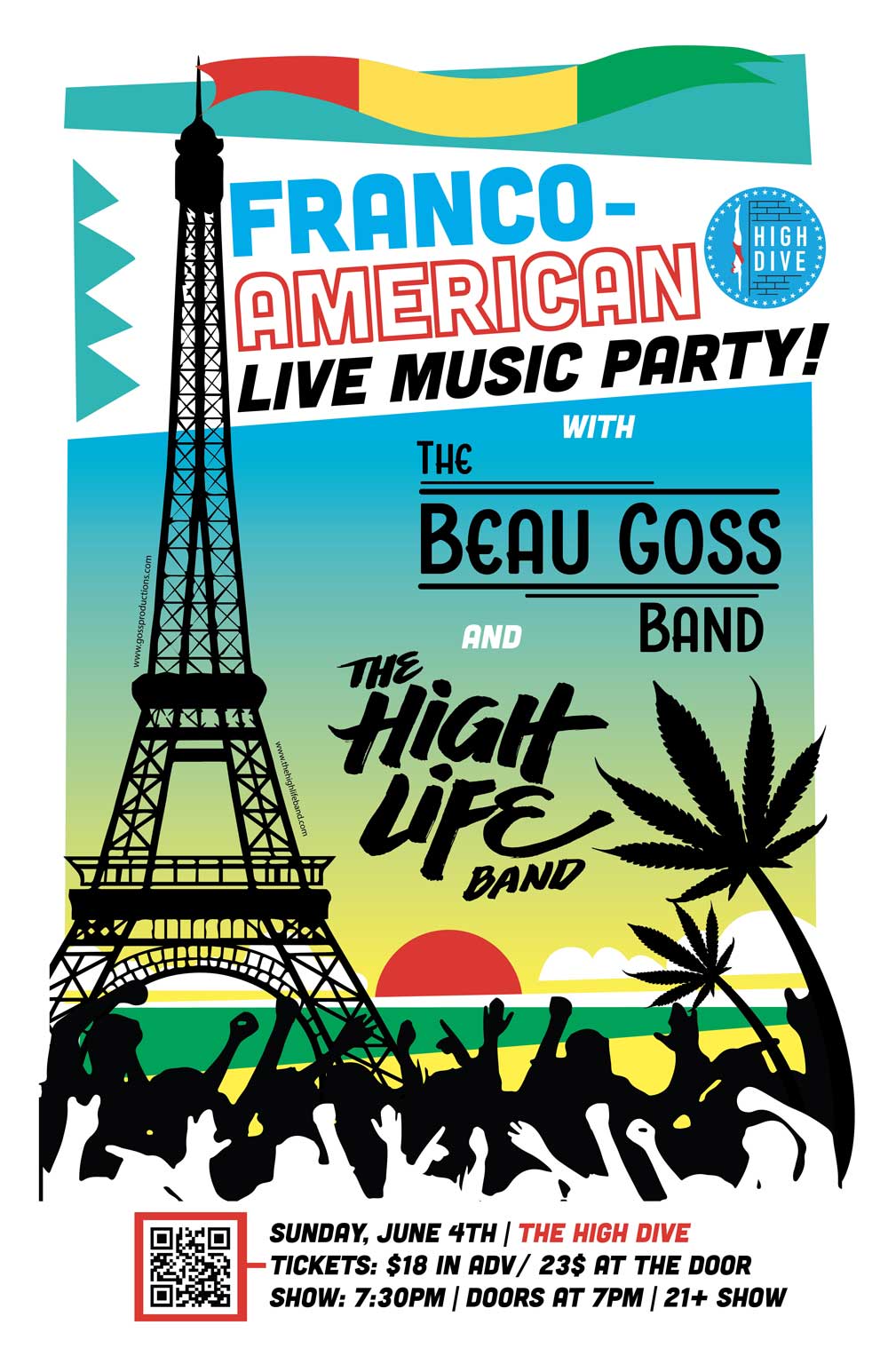 THE BEAU GOSS BAND with The Highlife Band Tickets at High Dive in ...