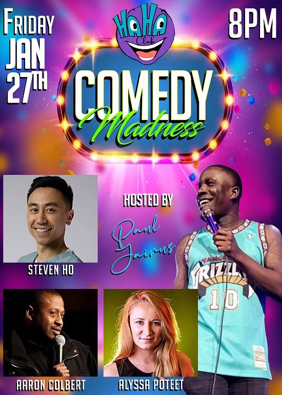 Comedy Madness Tickets at Ha Ha Comedy Club in Los Angeles by Haha ...