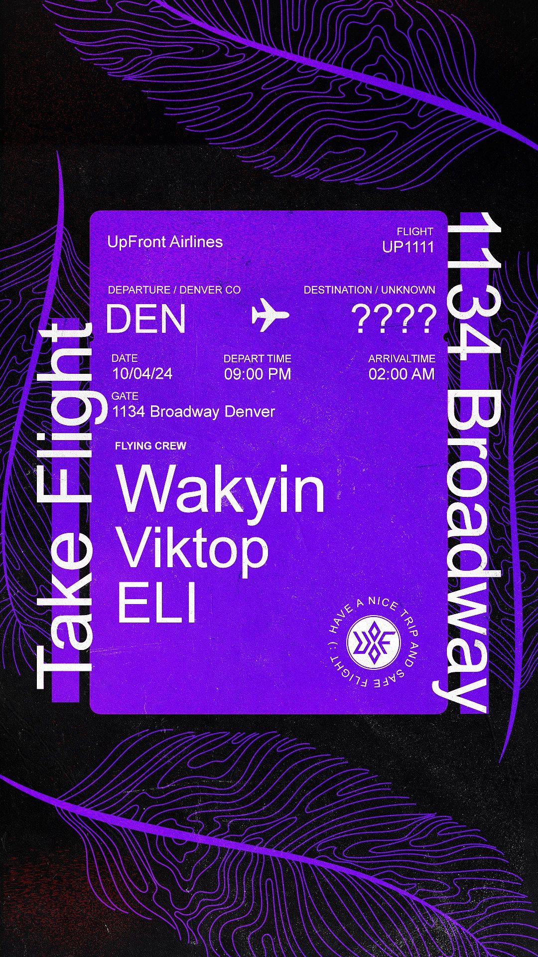 Wakyin Tickets at the540room in Denver by Studio 1134 | Tixr