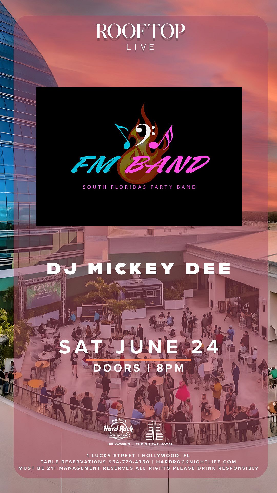 FM BAND | Rooftop Live - Hard Rock Holly Tickets at Rooftop Live in ...